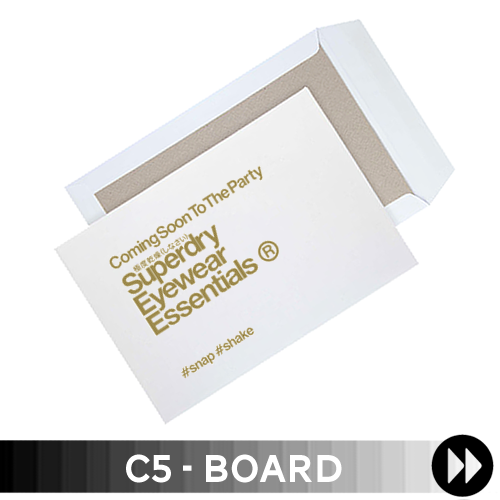 Standard Printed Envelope Sizes C6, DL, C5, C4 and Square Envelopes